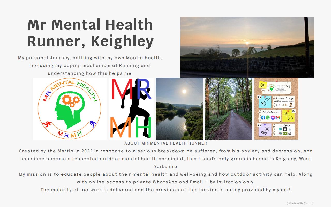 Mr Mental Health runner